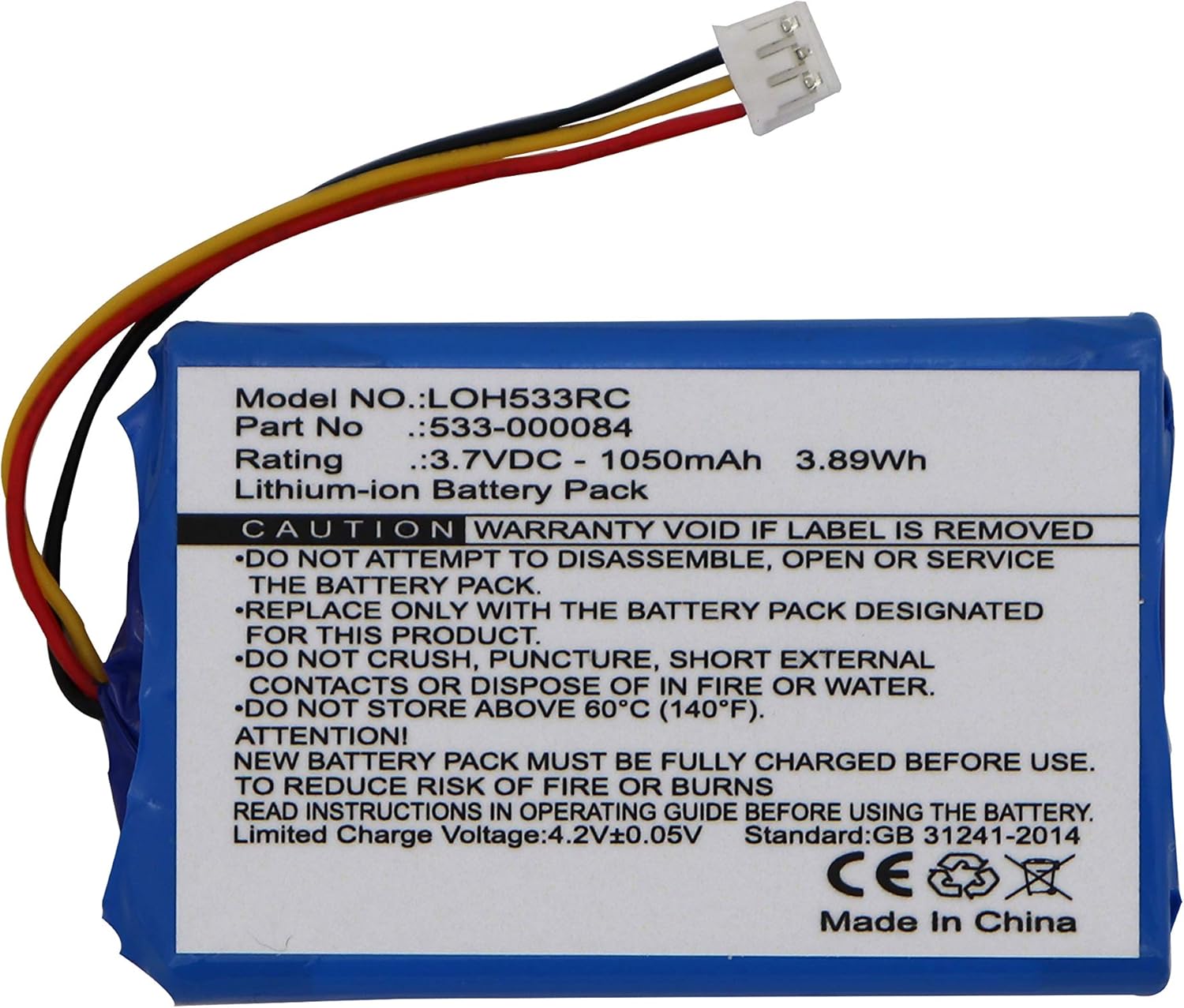 Amazon.com: Replacement Battery for LOGITECH Harmony Ultimate Harmony ...