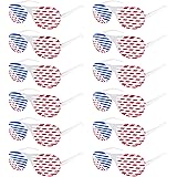Amazon.com: Attmu 20 Pairs 4th of July Accessories Glasses American US ...