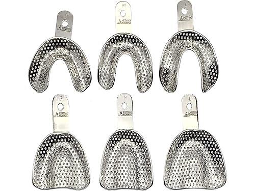 ARTMAN INSTRUMENTS Edentulous Jaw Impression Trays – Set of 6 ...