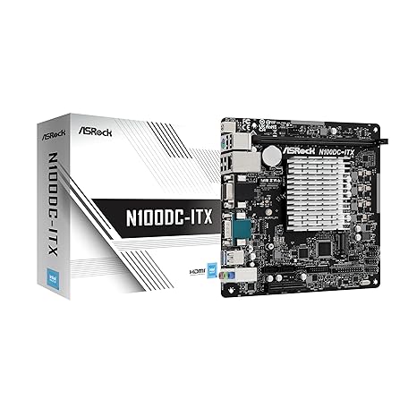 Mua ASRock N100DC-ITX Onboard CPU Fanless Motherboard with Intel CPU N100 Mini ITX trên Amazon ...