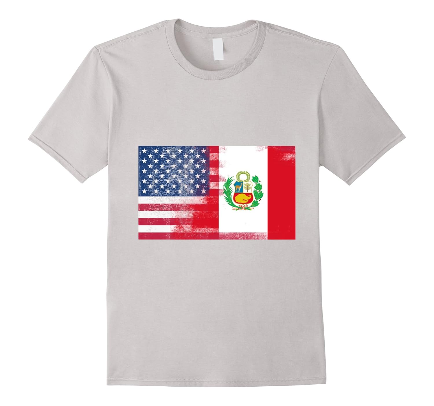 Peruvian American Half Peru Half America Flag Shirt-Art – Artvinatee