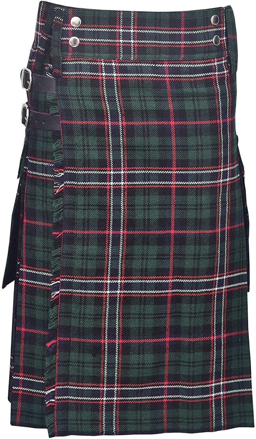 SHYNE KILTS U.K Nacional Escocés Hombre Moderno Deporte Tartán Utilidad ...