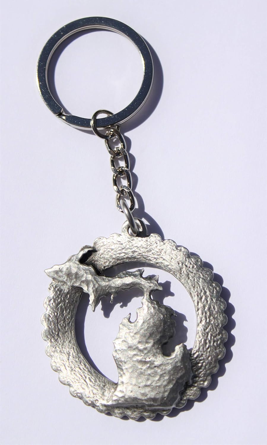 Amazon.com: Hastings Pewter Company Lead Free Pewter Michigan Keychain ...