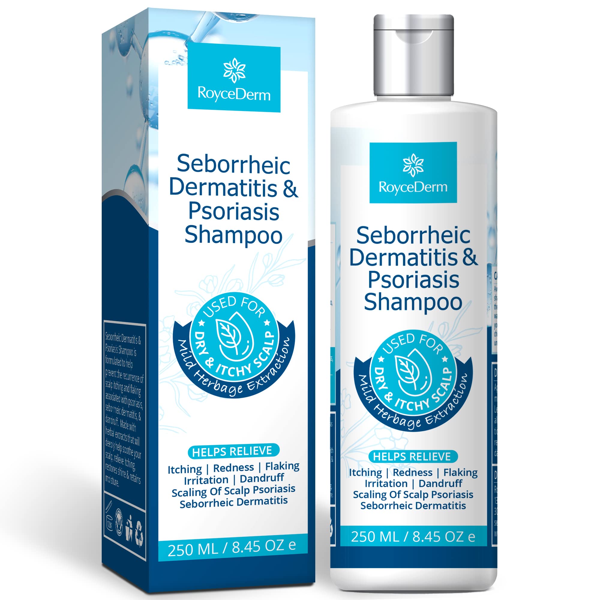 Mua Roycederm Psoriasis Shampoo, Seborrheic Dermatitis Shampoo, Folliculitis Shampoo, Dandruff ...