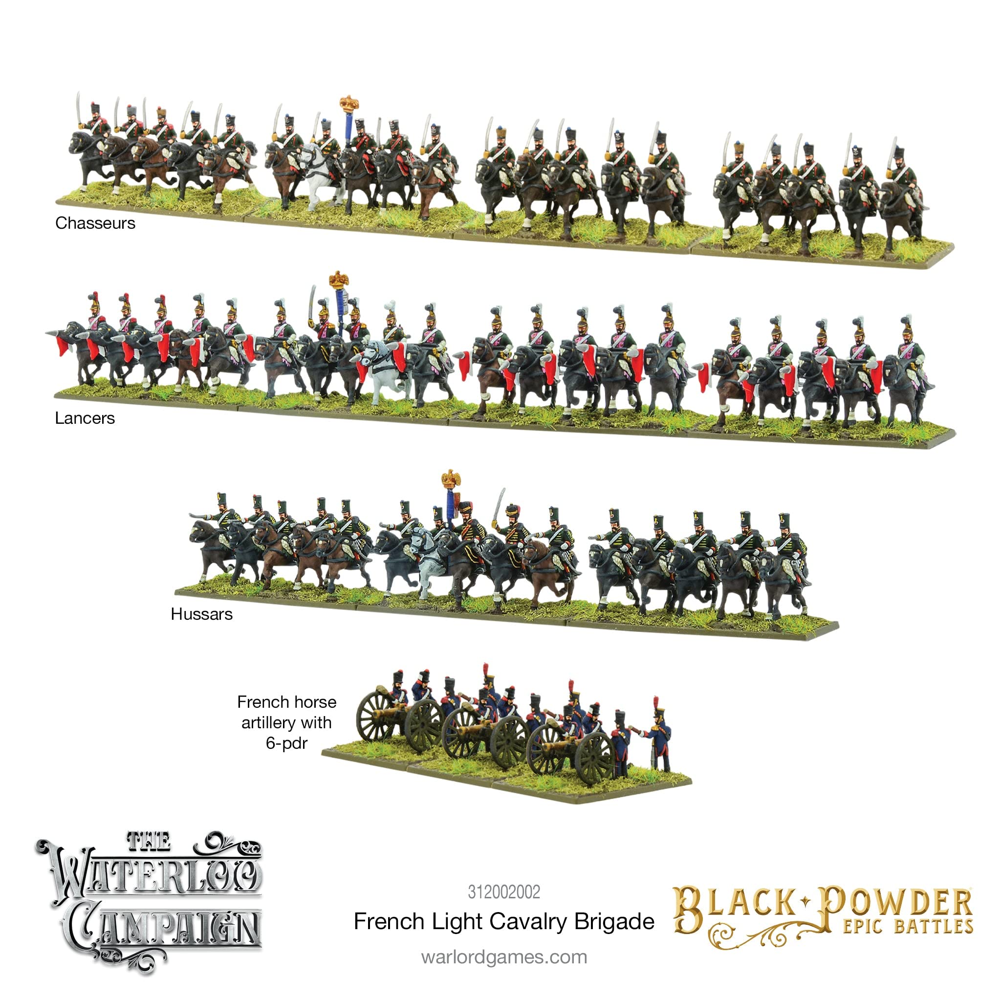 Mua Warlord Black Powder Epic Battles Waterloo: French Light Cavalry ...