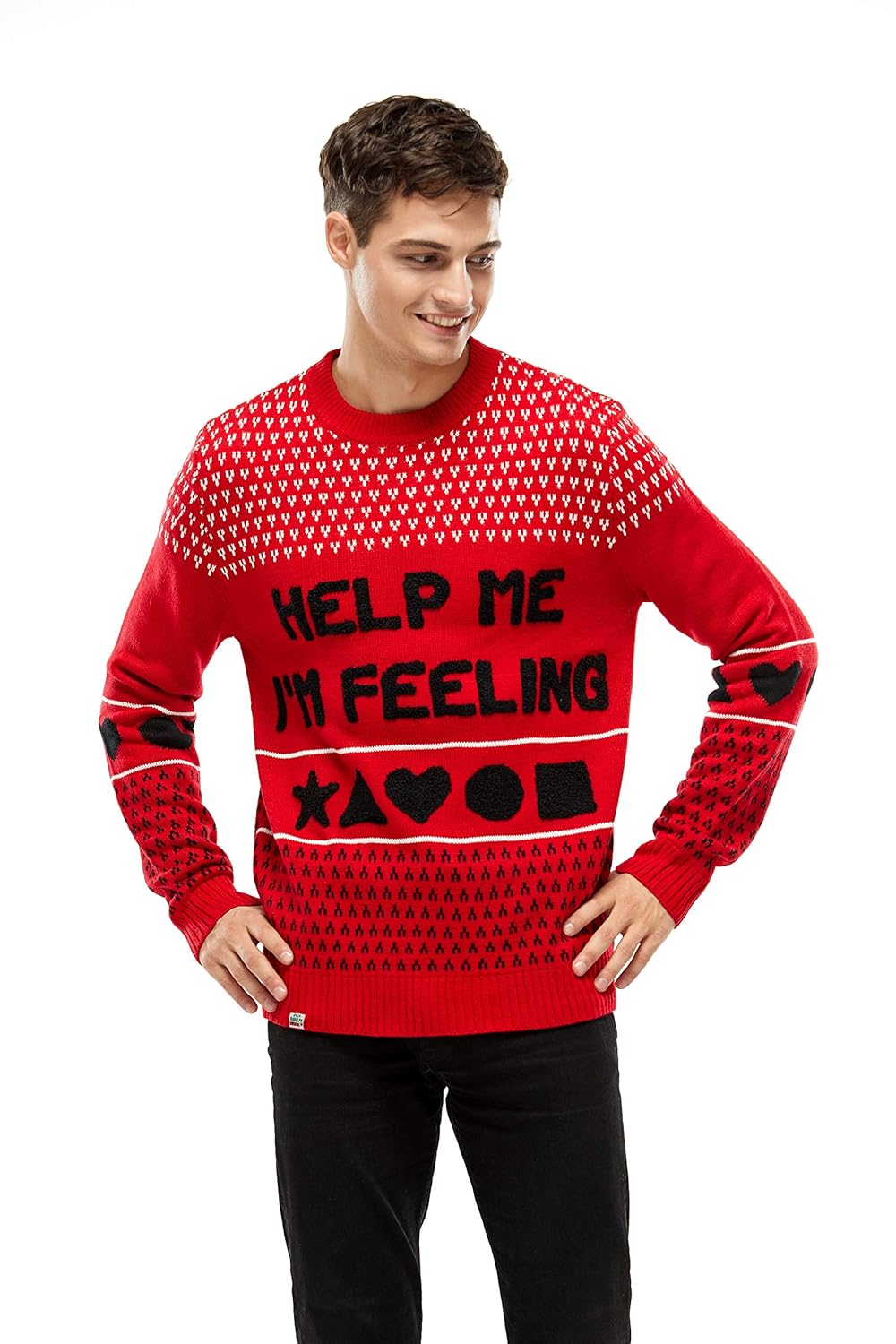 Funny Ugly Christmas Sweater For Couple Xmas Reindeer Grinch Pullover 