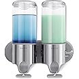 simplehuman Triple Wall Mount Shower Pump, 3 x 15 fl. oz. Shampoo and ...