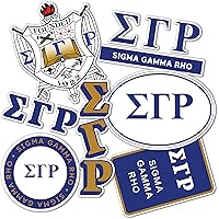 Amazon.com: Sigma Gamma Rho Standard Sticker Sheet Decal Laptop Water ...