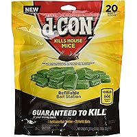 Amazon.com : d-CON Refillable Corner Fit Mouse Poison Bait Station, 1 ...