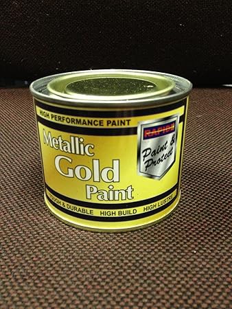 Metallic Gold Paint 180ml x 1: Amazon.co.uk: DIY & Tools