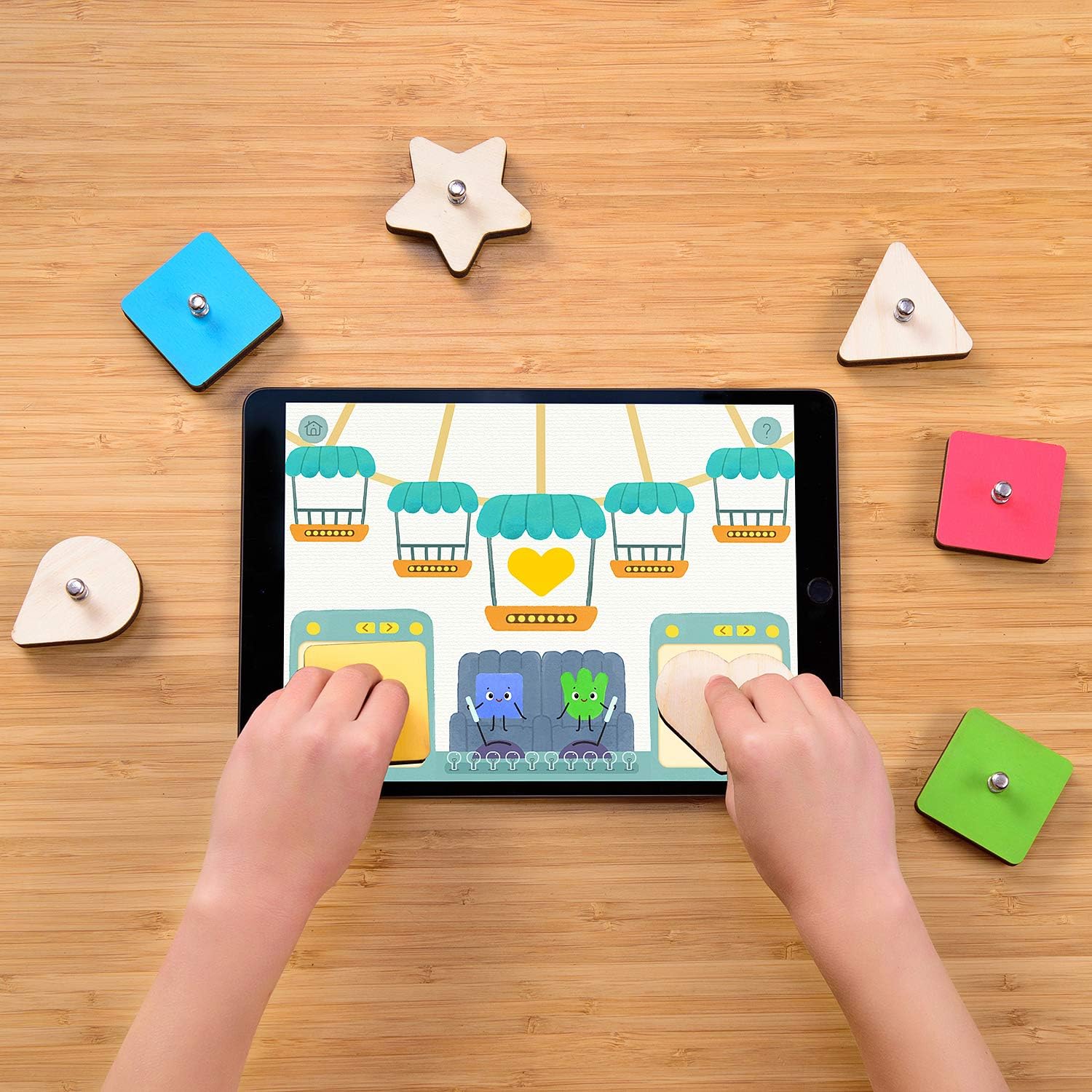 Marbotic – Smart Shapes for iPad – Ages 3+ – Interactive Wooden Shapes ...
