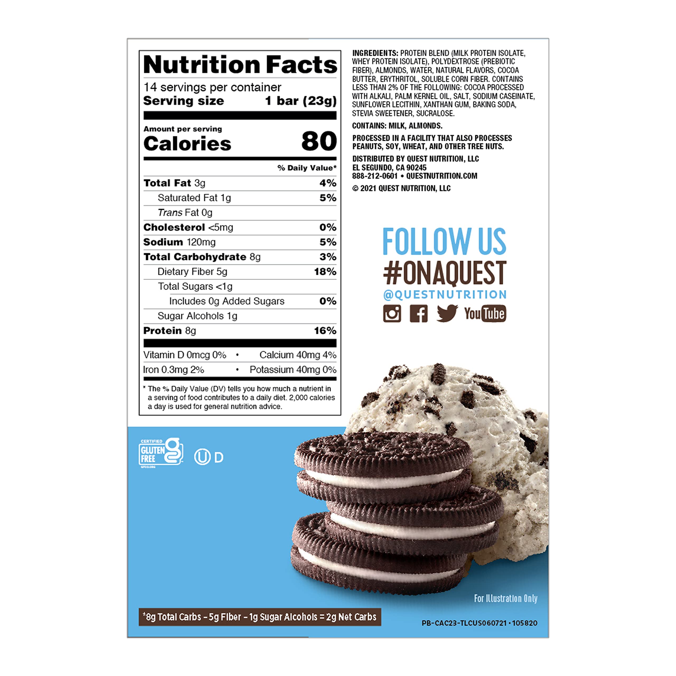 Mua Quest Nutrition Mini Protein Bars Bundle, Chocolate Chip Cookie ...