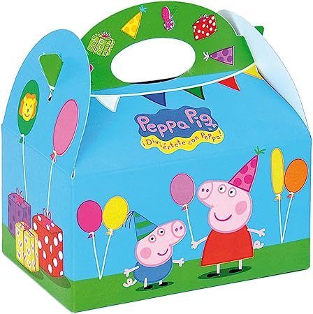 Peppa Pig 0653, Pack 4 carton boxes sweets, for parties and birthdays ...