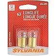 Amazon.com: SYLVANIA 63 Long Life Miniature Bulb (Contains 2 Bulbs) : Tools & Home Improvement