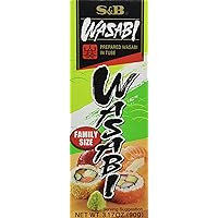 Amazon.com : S&B Prepared Wasabi in Tube, Family Size, 3.17 oz (90 g ...