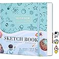 Amazon.com: Watercolor Sketch Book for Kids 120LB/200GSM 10"X 10 ...