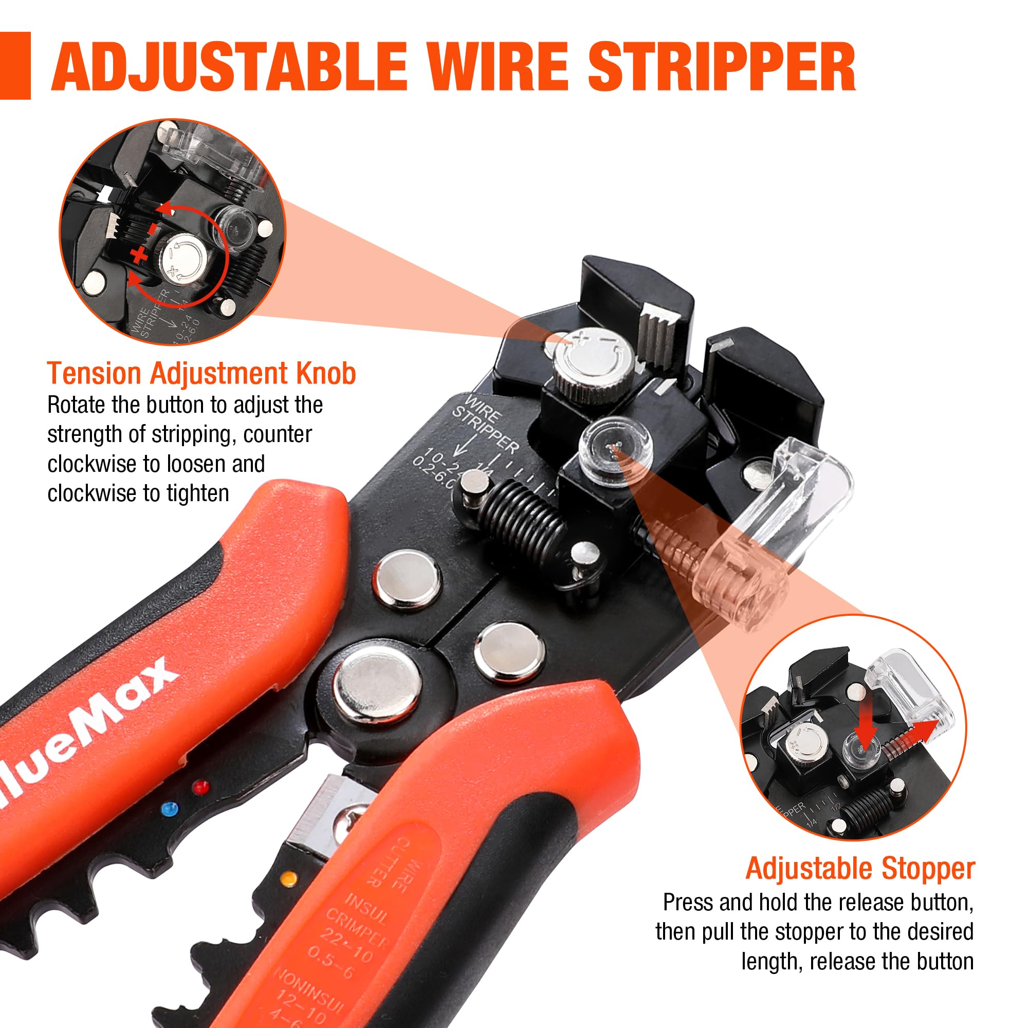 Mua ValueMax 266PCS Wire Stripper Tool Kit, Self-adjusting 8" Automatic ...