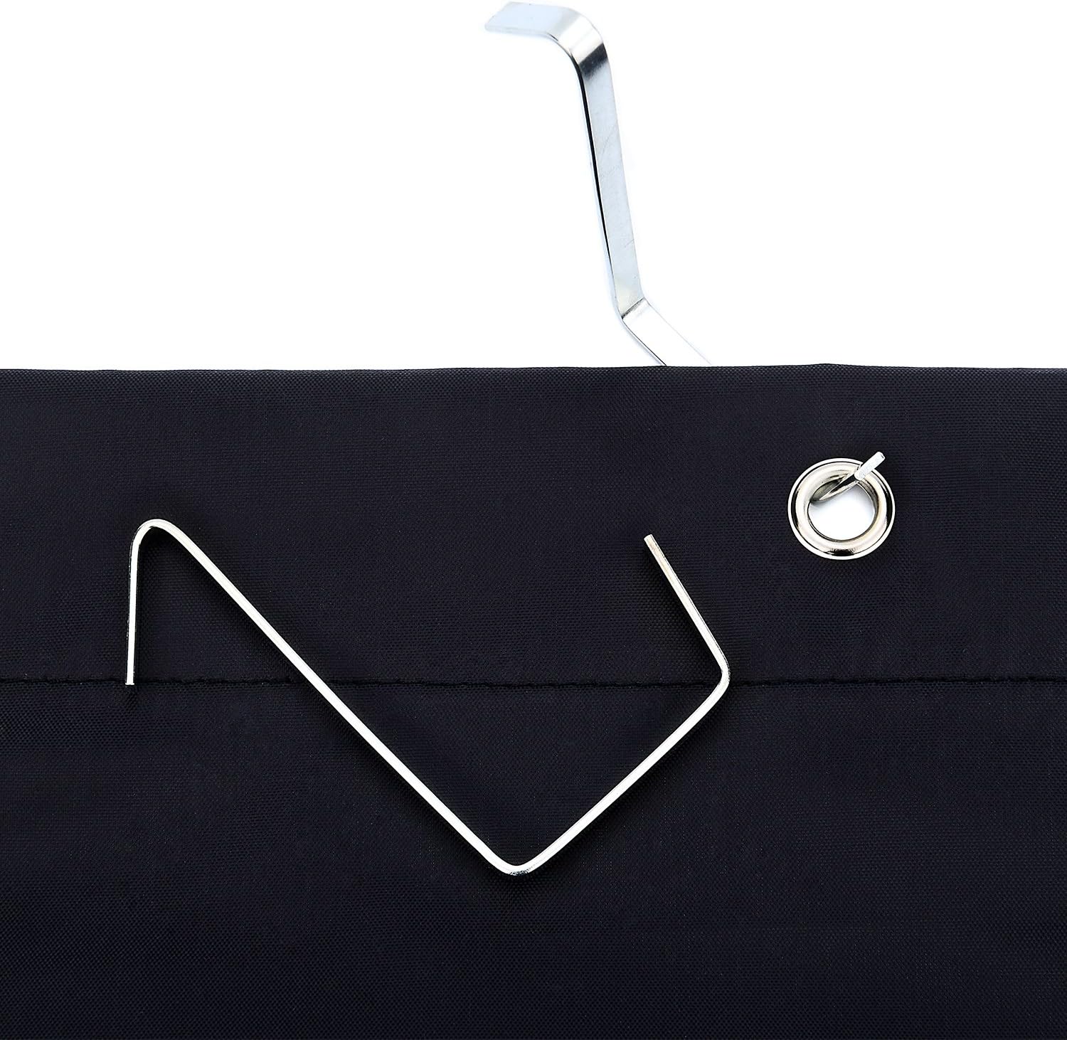 Wall Hanging Folder File Organizer Hanger with 10 Pockets and L Shaped ...