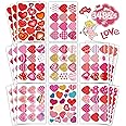 Amazon.com: Heart Stickers for Kids, Valentines Day Colorful Heart ...