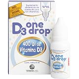 Vitamina D3 ONEDROP 3ml, 400UI : Amazon.com.mx: Salud y Cuidado Personal