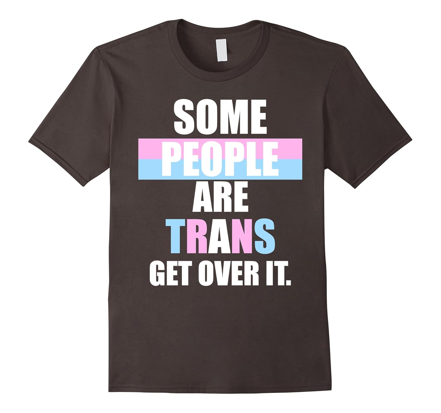 Some People Are Trans Transgender Rights Pride Flag T Shirt-TD – Teedep