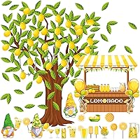 Amazon.com: Glenmal 102 Pcs Lemon Classroom Tree Bulletin Board Set ...