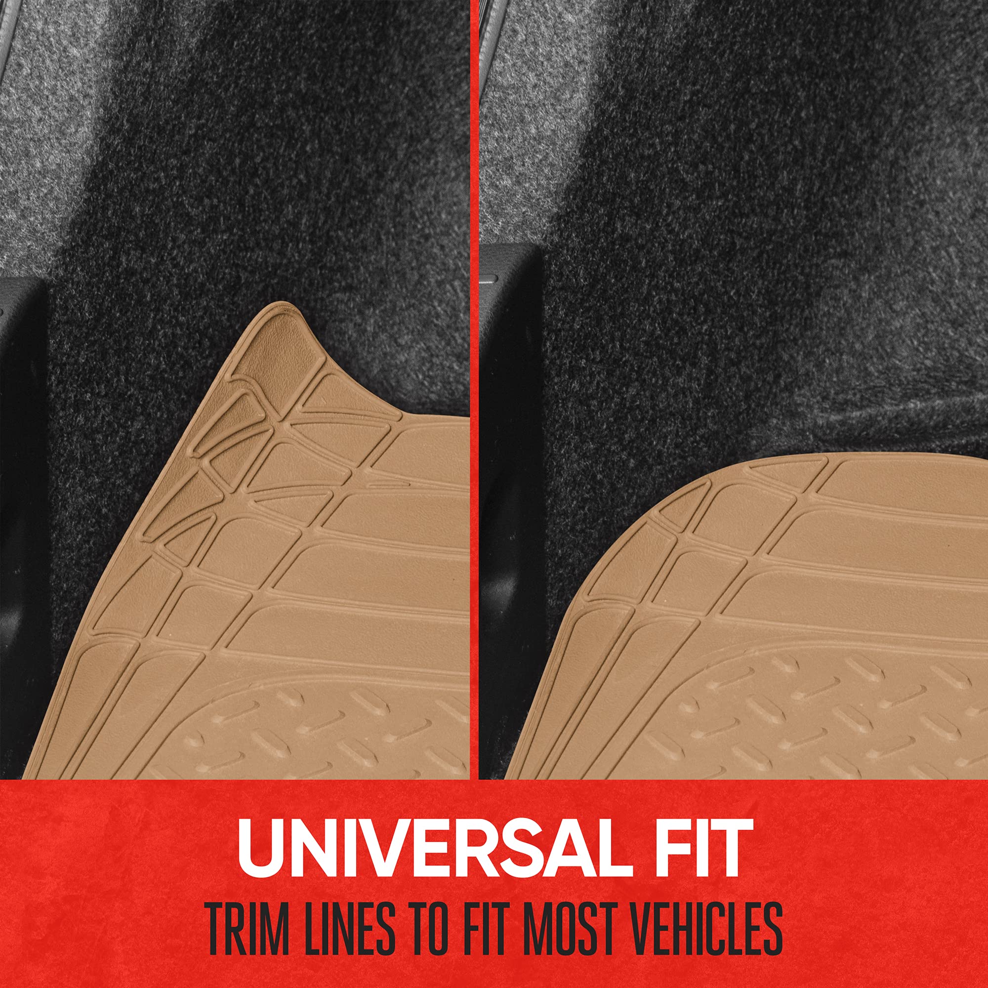 Mua Motor Trend Heavy Duty Utility Cargo Liner Floor Mats for Car Truck ...