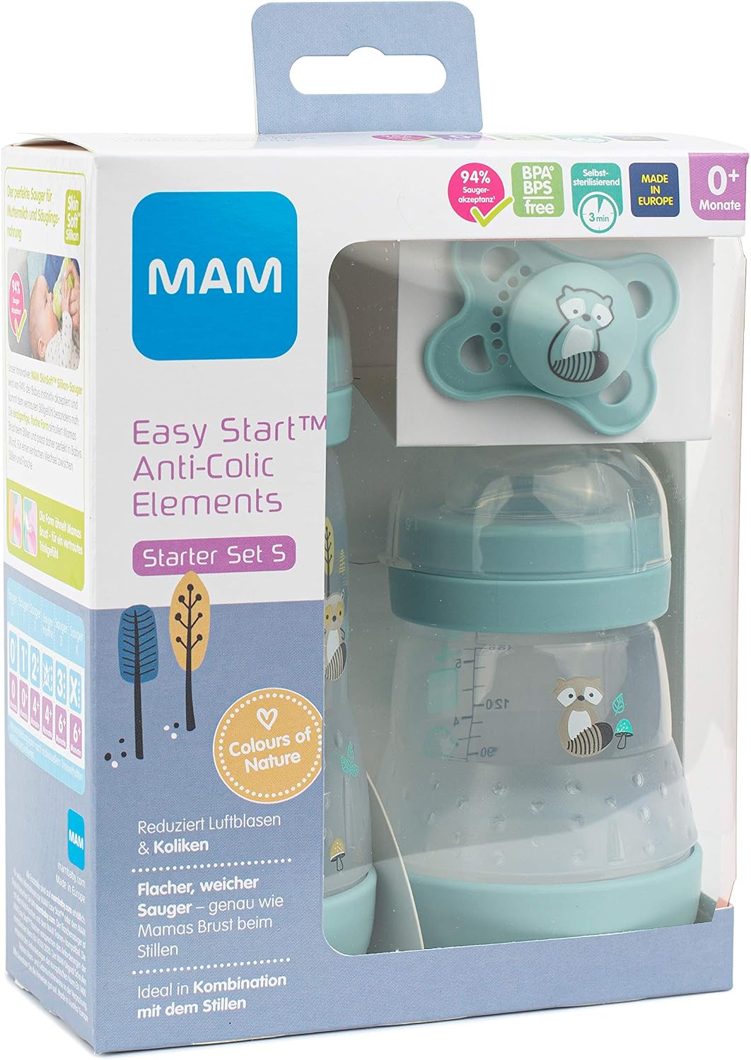 MAM Easy Start Anti-Colic Elements Starter Set S, Baby First Equipment ...