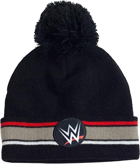 WWE Logo Boys Beanie with Pom | Official Merchandise | Wrestlemania ...