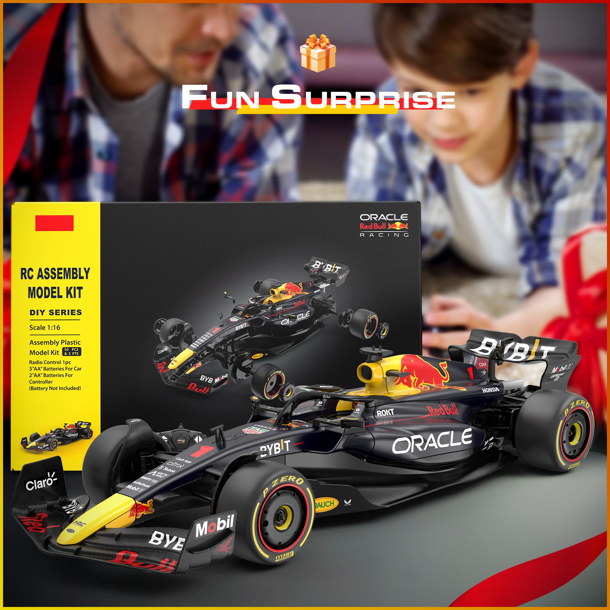 Mua Voltz Toys Licensed Red Bull F1 RB19 RC Car Building Kit 1/16 Scale ...