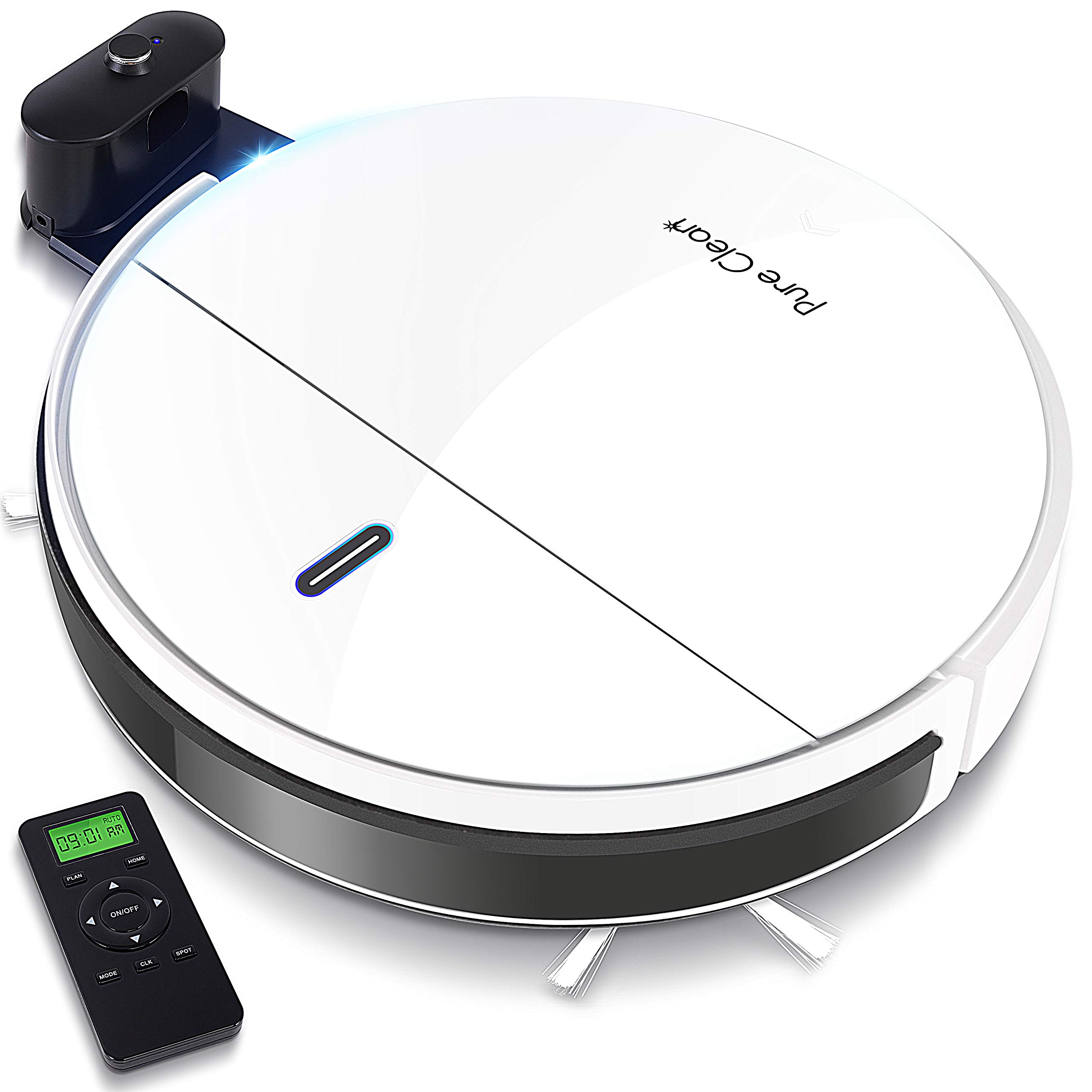SereneLife Smart Automatic Robot Cleaner-1400 PA Charging Robo Vacuum ...
