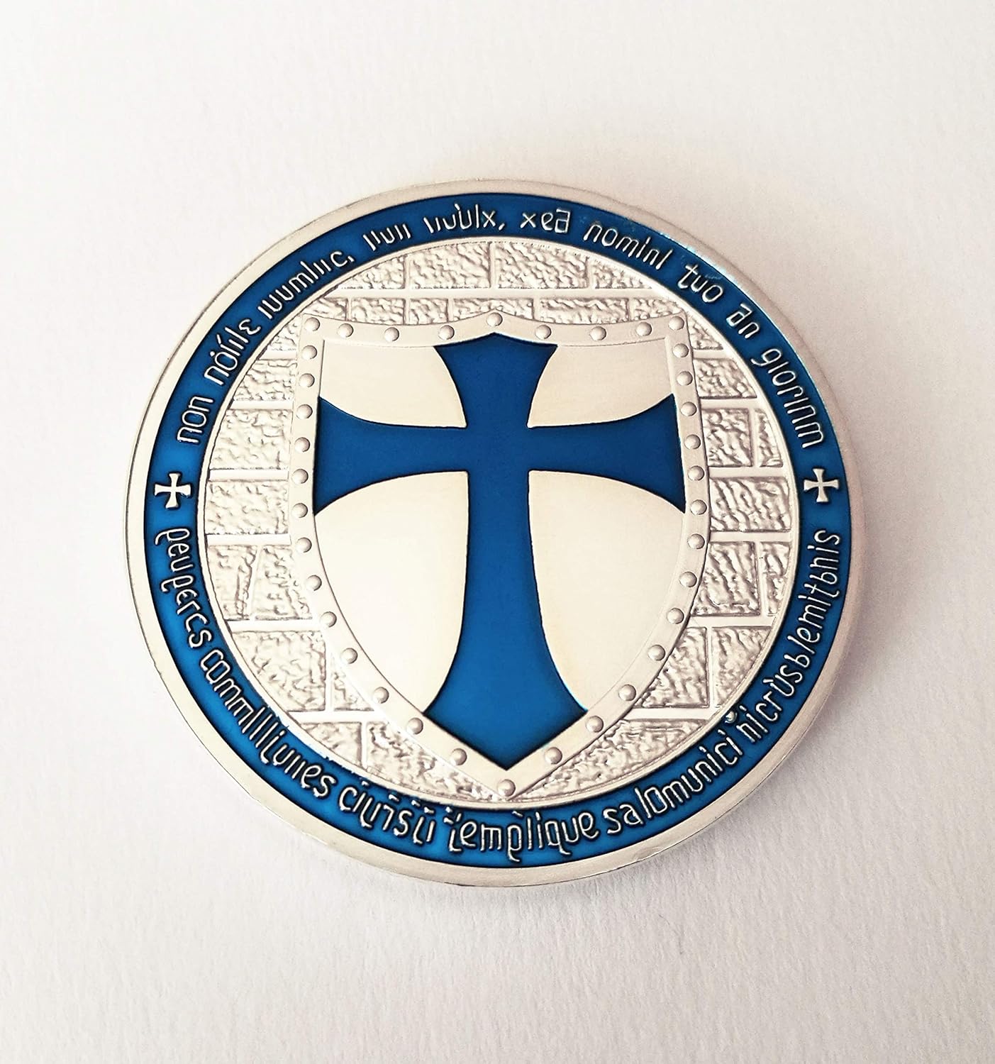 Templar Cavalry Set Gold & Silver color token Knight collectable ...