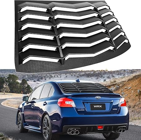 Amazon.com: Rear Window Louver for 2015-2019 Subaru WRX, Crosstrek, STI ...