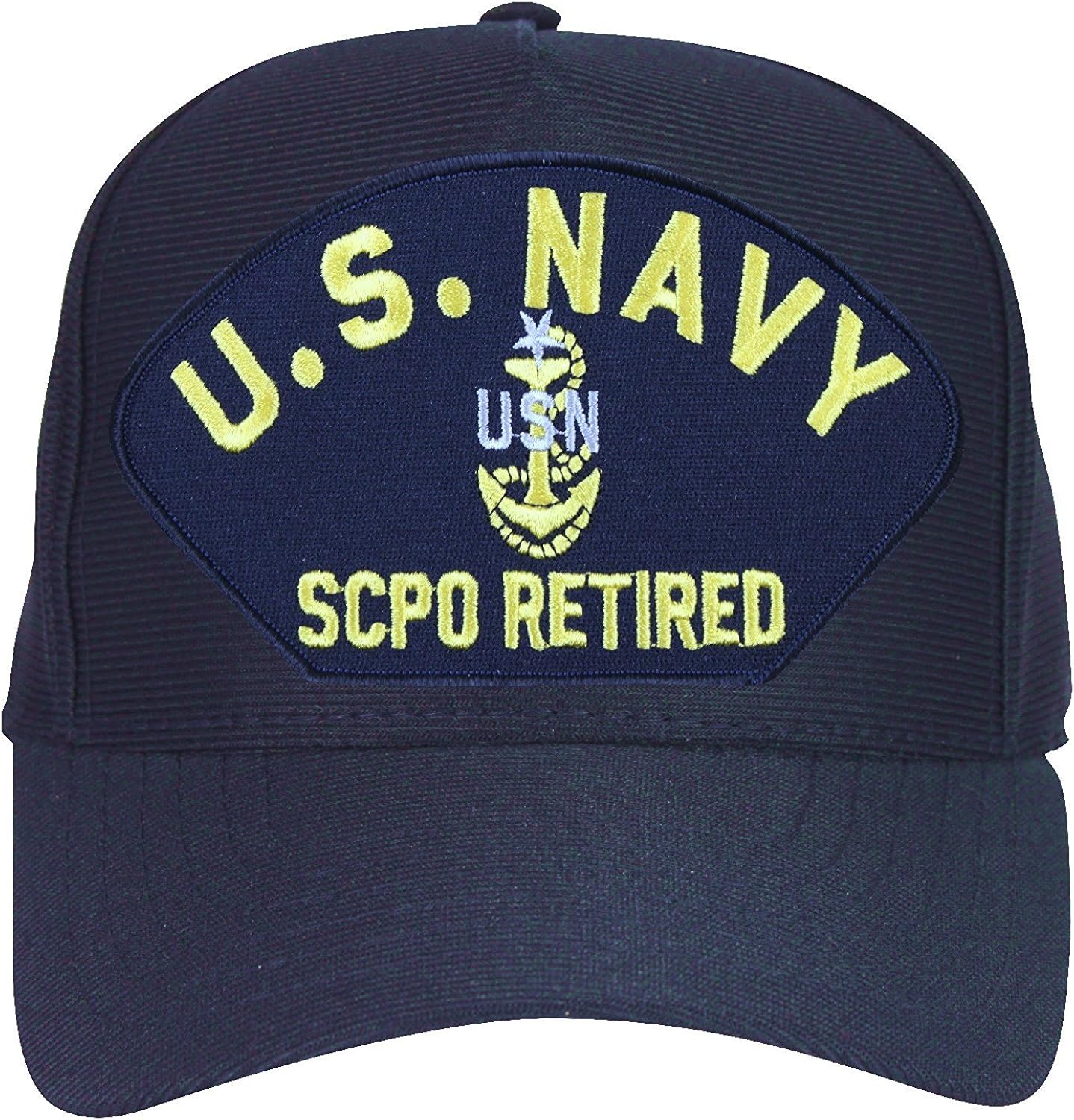 Amazon.com: U.S. Navy SCPO Retired with Anchor cap. Made in USA: Clothing
