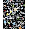 Amazon.com: Timeless Treasures Math Fabric, Symbols on Chalkboard, Back ...