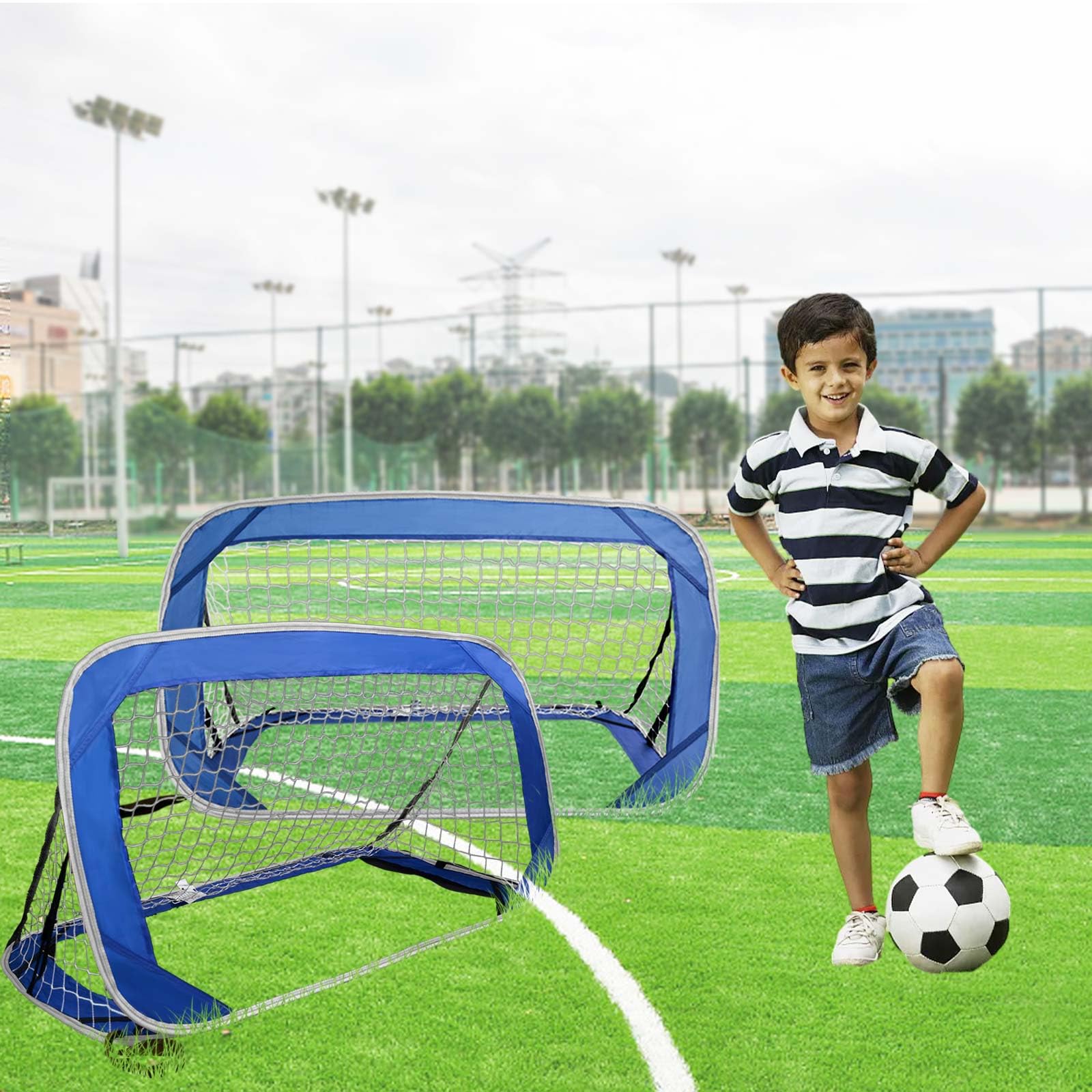 Mini Tang Soccer Goal,Pop up Soccer Goals,Mini Soccer Goal,Portable ...