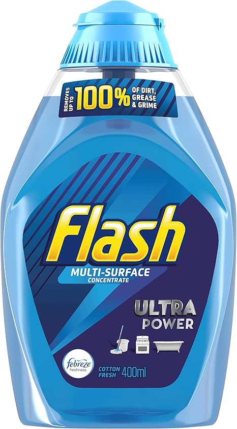 Flash Ultra Power Liquid Gel Multi Surface Cleaner with Cotton Fresh ...