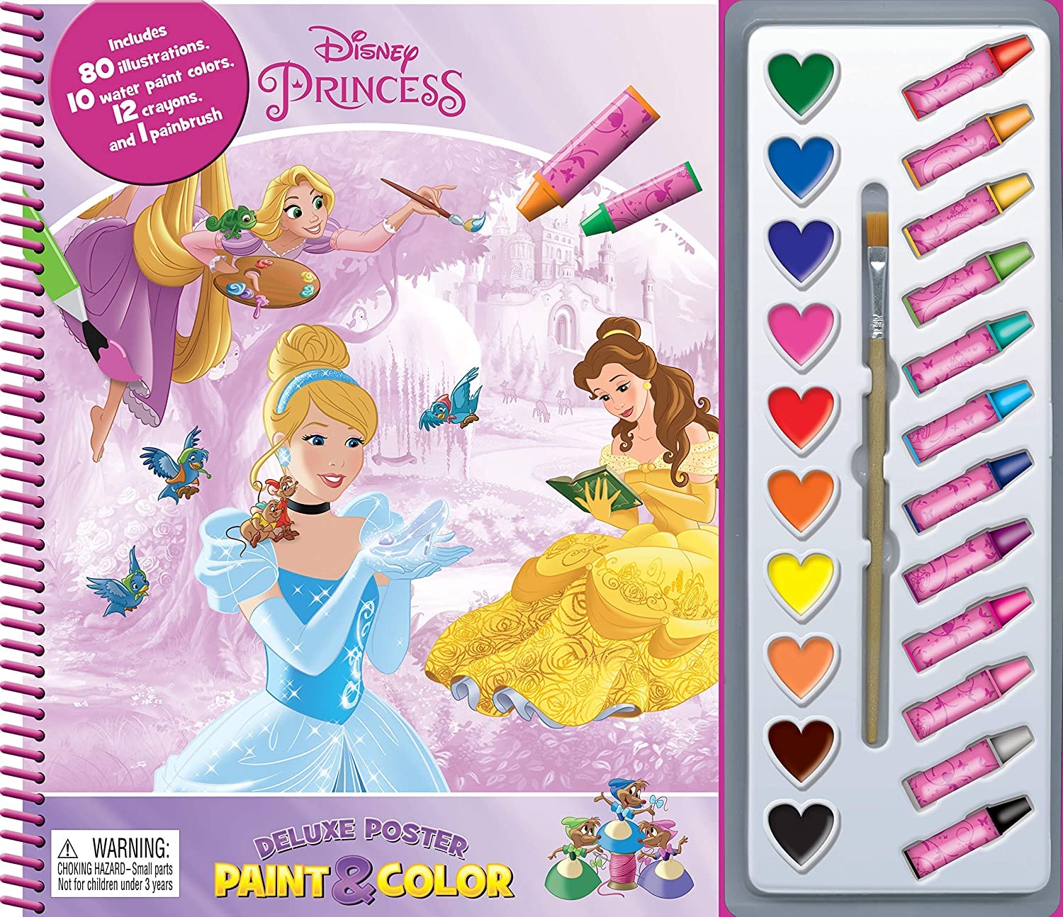Mua Phidal - Disney Princess Deluxe Poster Paint & Color - with 80 ...