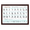 Hebrew Alphabet Poster (Print & Cursive) UV Protected Study Sheet ...