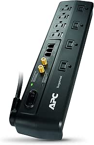 Amazon.com: APC Surge Protector with Telephone, DSL and Coaxial ...