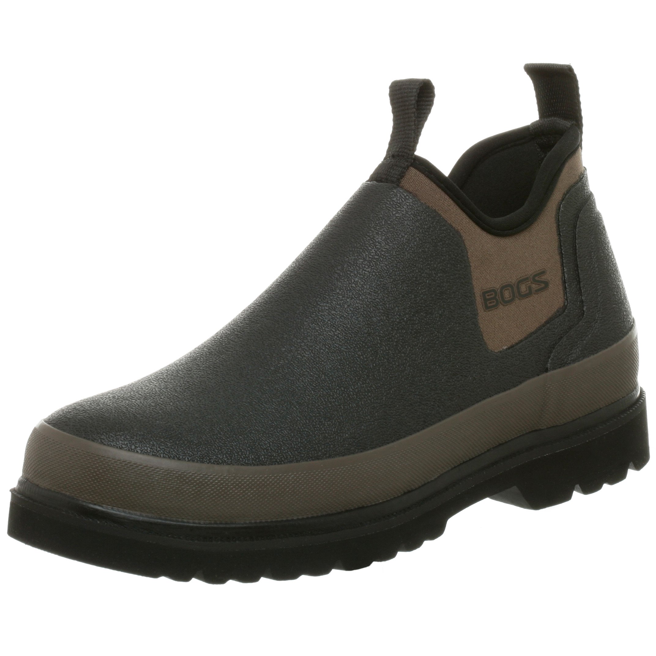 Bogs Men's Tillamook Bay Waterproof Slip On Rain Boot, Black, 12 M for ...