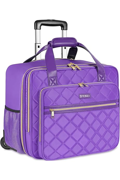 Purple Rolling Laptop Bag | atelier-yuwa.ciao.jp