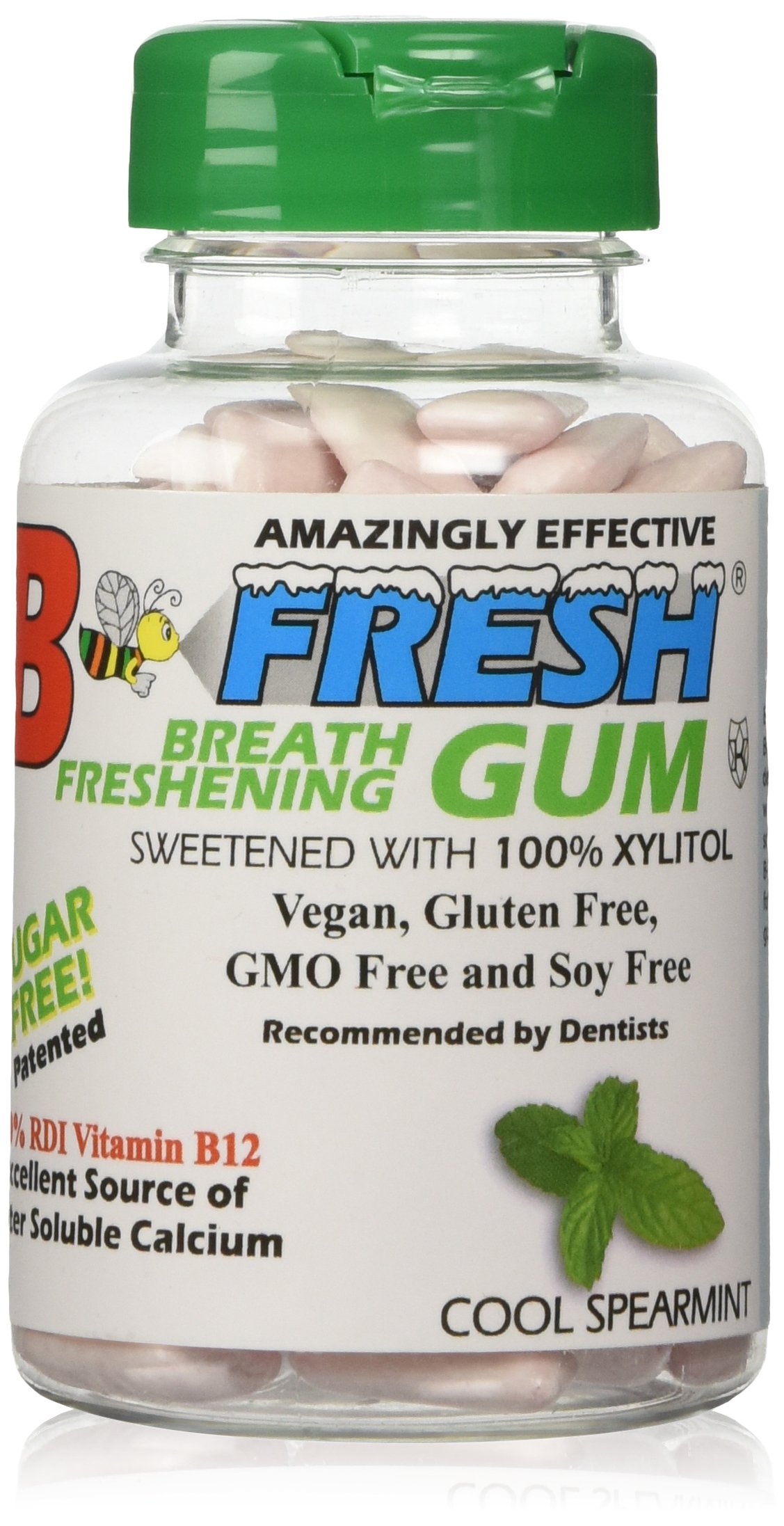 Amazon.com : B-Fresh Bubble Gum Flavored Gum, 200 Sugar Free Pieces ...