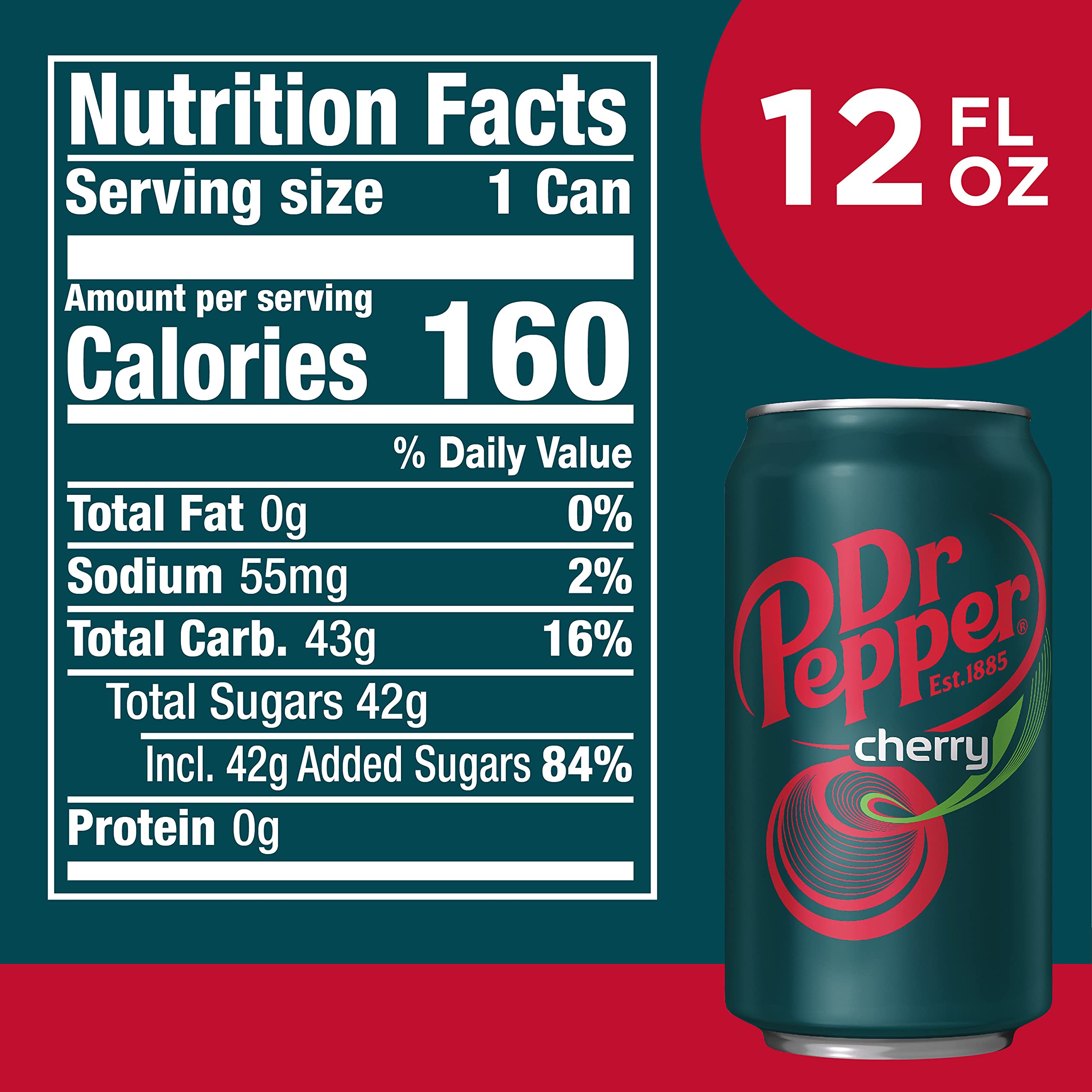 Mua DR PEPPER - CHERRY, 12 OZ, 12 PK trên Amazon Mỹ chính hãng 2024 | Fado