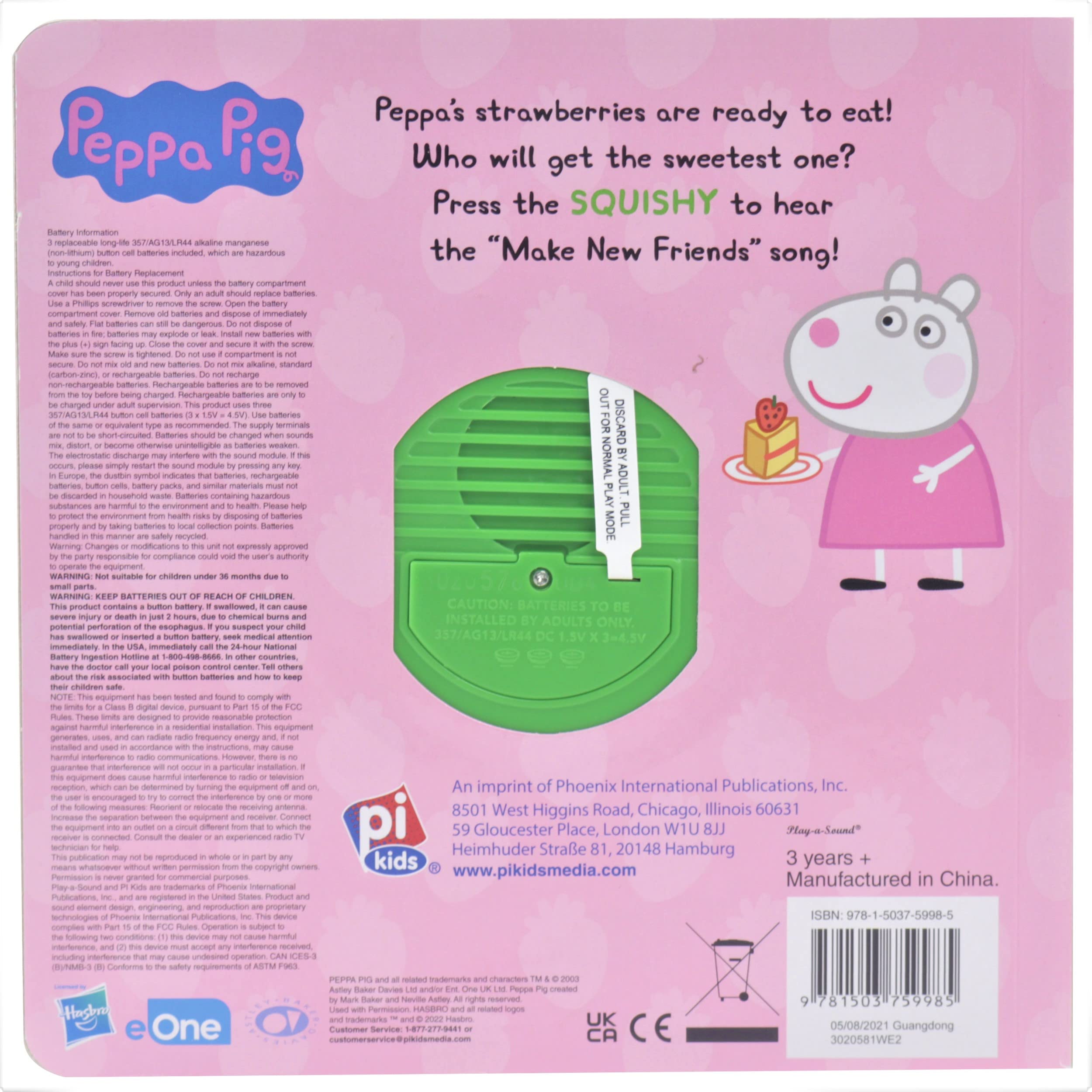 Mua Peppa Pig - Let’s Make New Friends! Squishy Button Sound Book ...