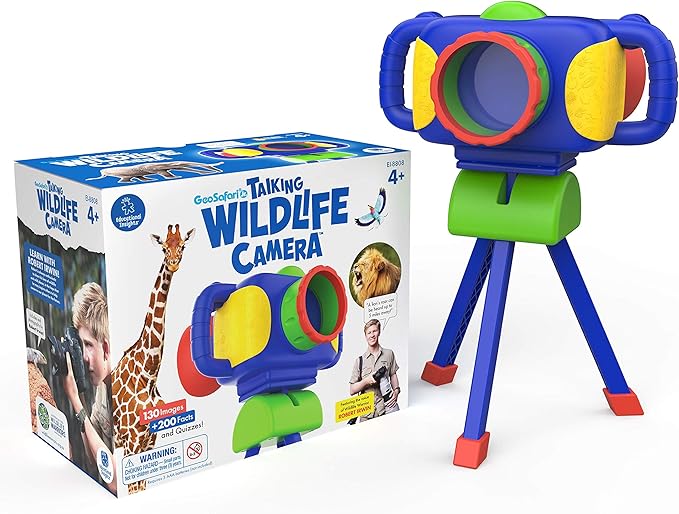 Learning Resources 8808 GeoSafari Jr. Talking Camera, Animal Facts ...