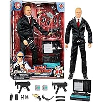 Click N' Play Secret Service with Suit 12" Inch Action Figure Play Set ...