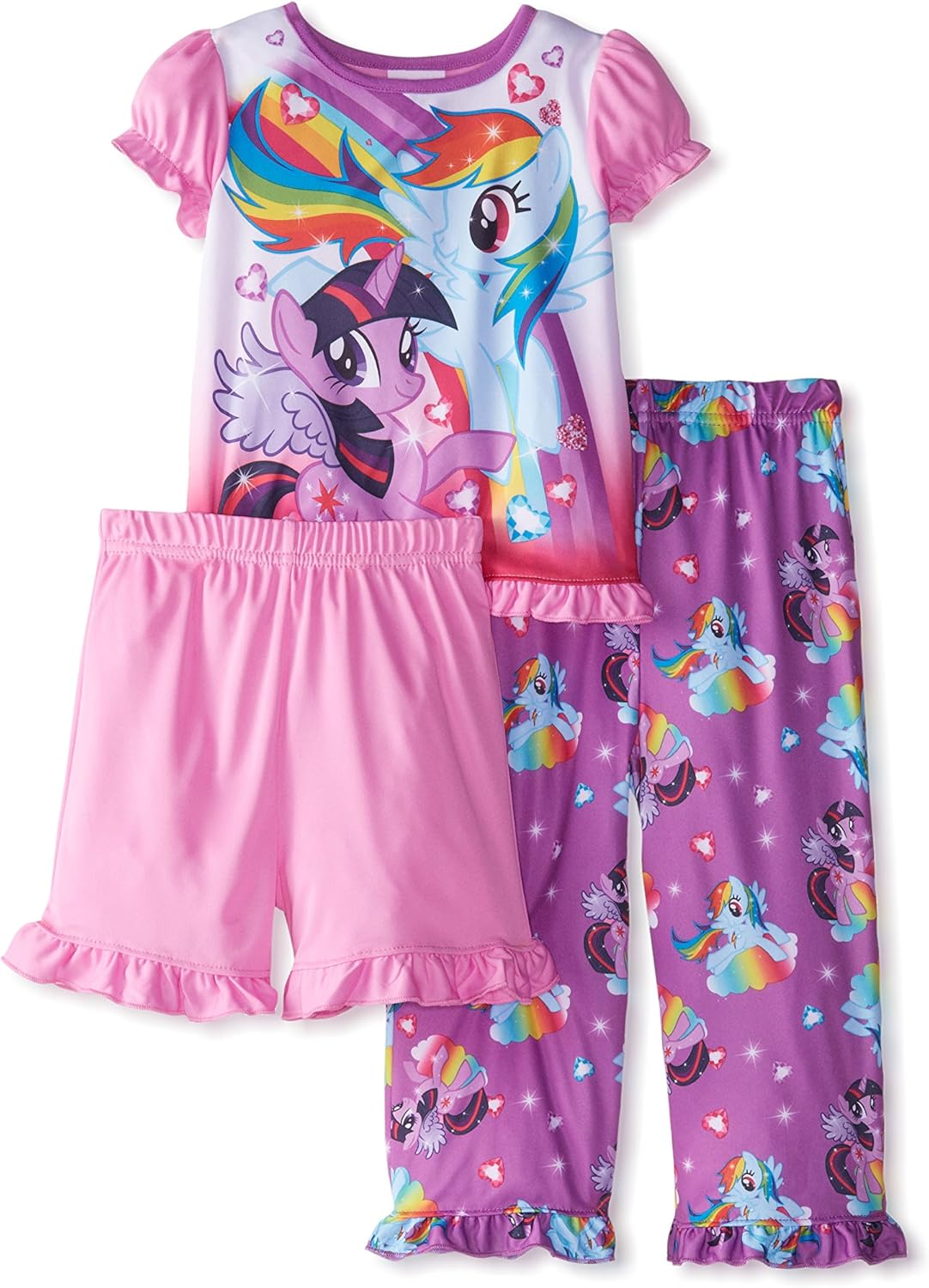 Amazon.com: My Little Pony 3-Piece Set, Assorted, 3T US: Clothing