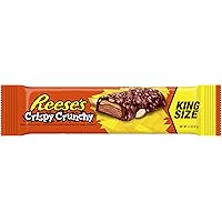 Amazon.com : REESE'S Peanut Butter Candy Bar Crispy Crunchy Bars, King Size (Pack of 18 ...