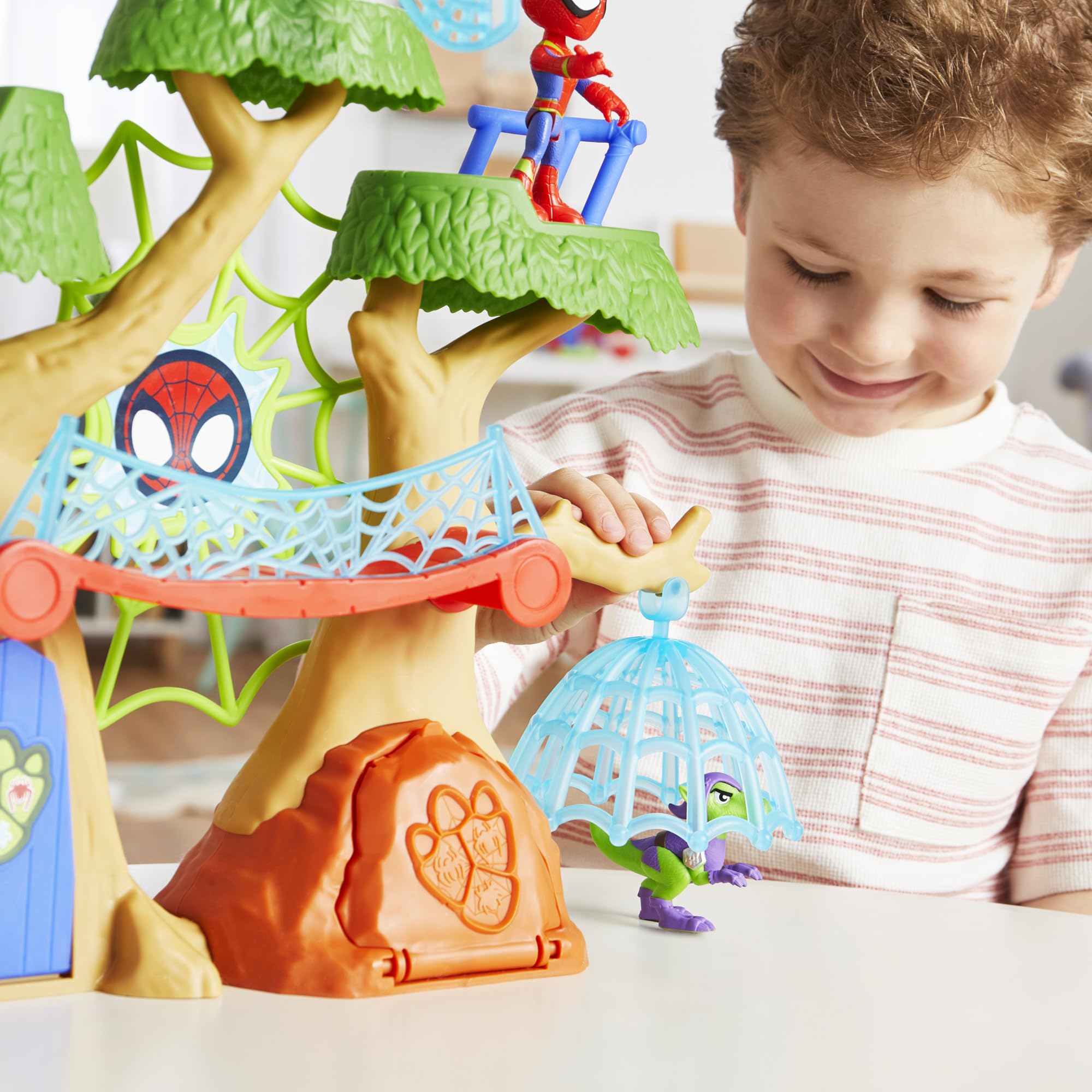 Mua Spidey and his Amazing Friends Marvel Dino-Webs Treehouse Playset ...